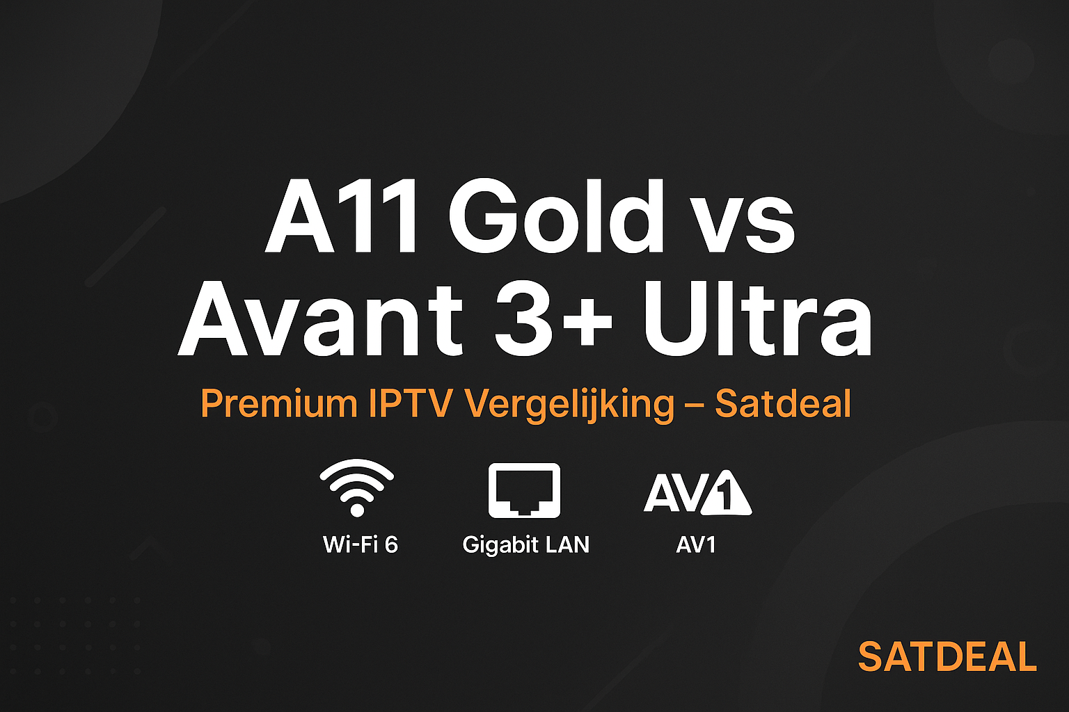 Amiko Gold A11 Gold VS Xsarius Avant 3+ Ultra - Satdeal
