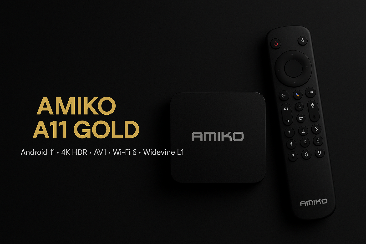 Amiko A11 Gold- Complete gids (2025) - Satdeal