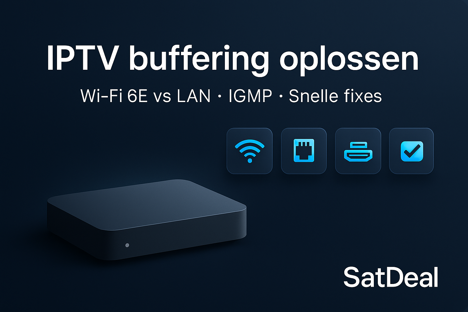 IPTV buffering oplossen: de complete checklist (2025) - Satdeal