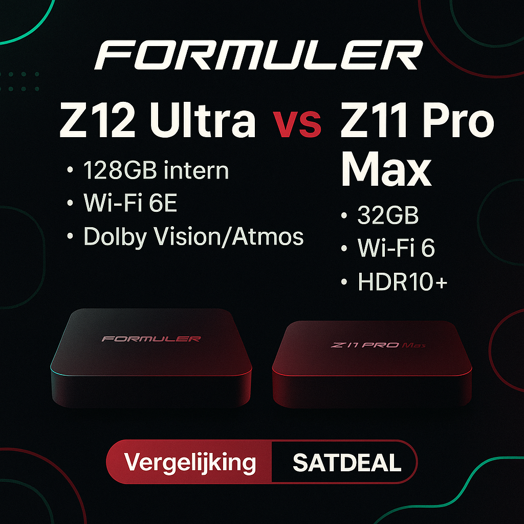 Formuler Z12 Ultra vs Z11 Pro Max - Satdeal